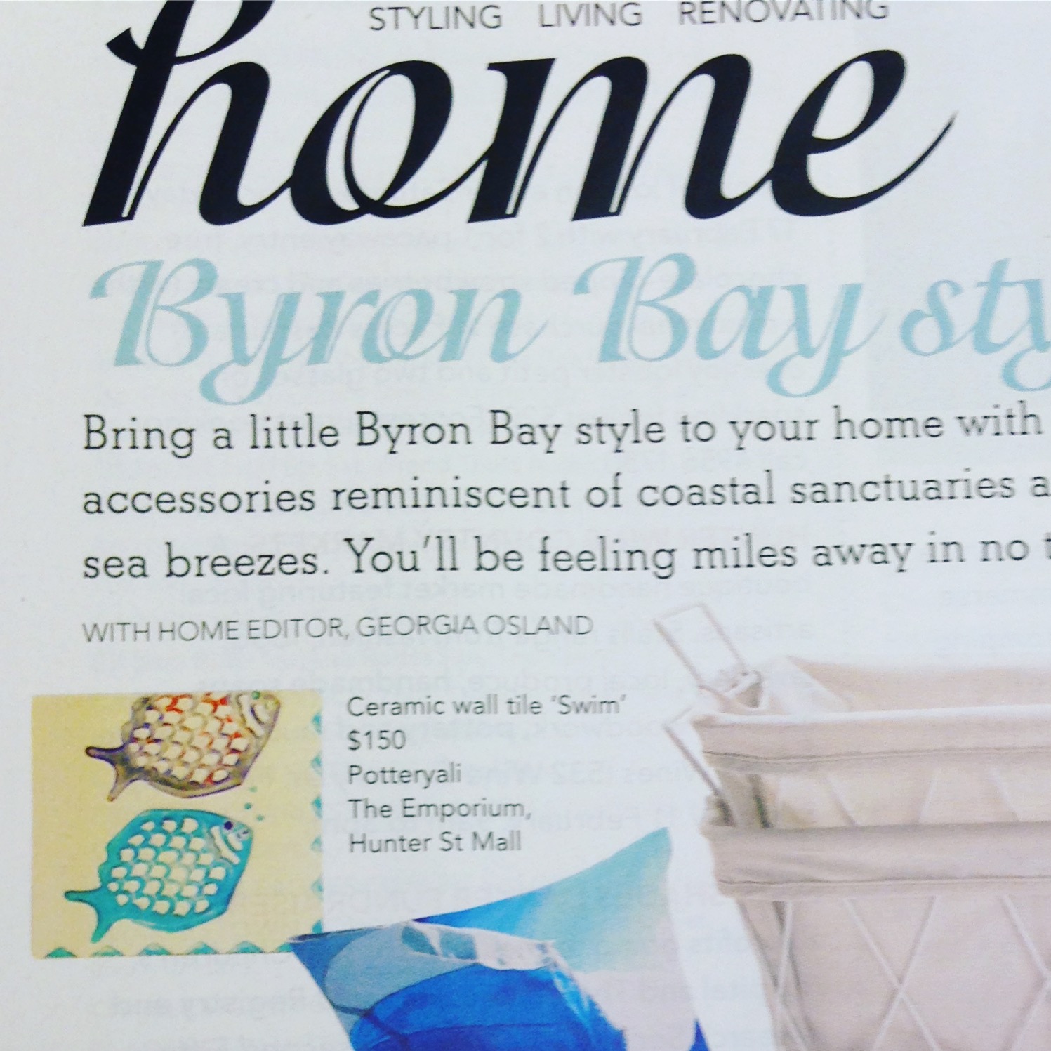 Newcastle Weekly: Home Section – Byron Bay Style | potteryali